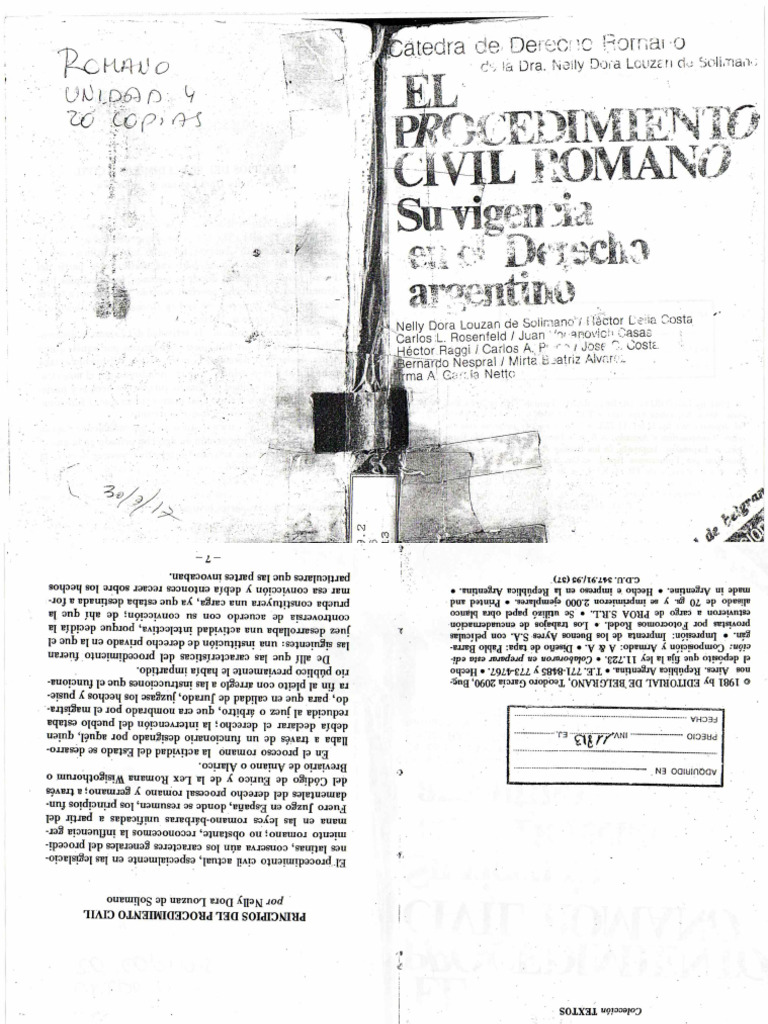 Nelly Soliman Procedimiento Civil Pdf