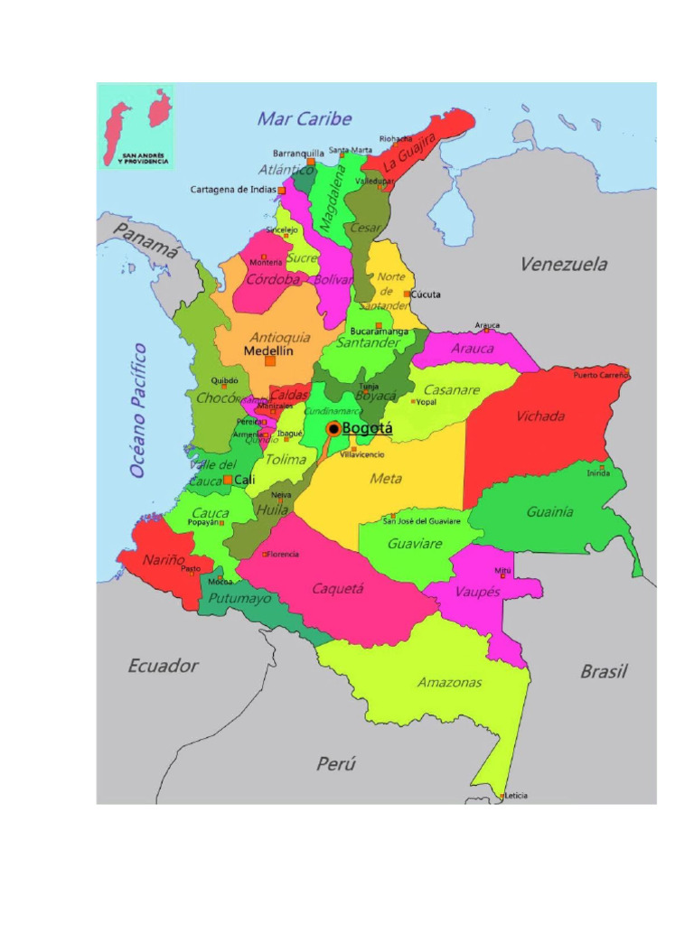 Mapa Colombia | PDF