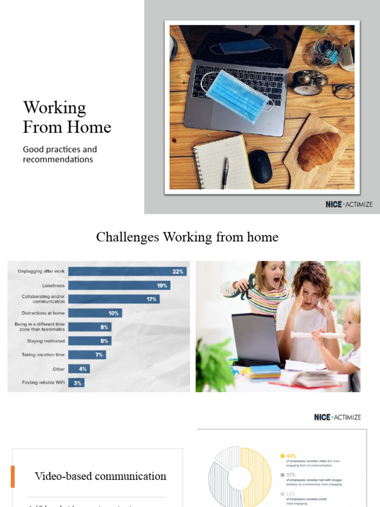 WFH - Good Practices and Recommendations 1 | PDF | Communication