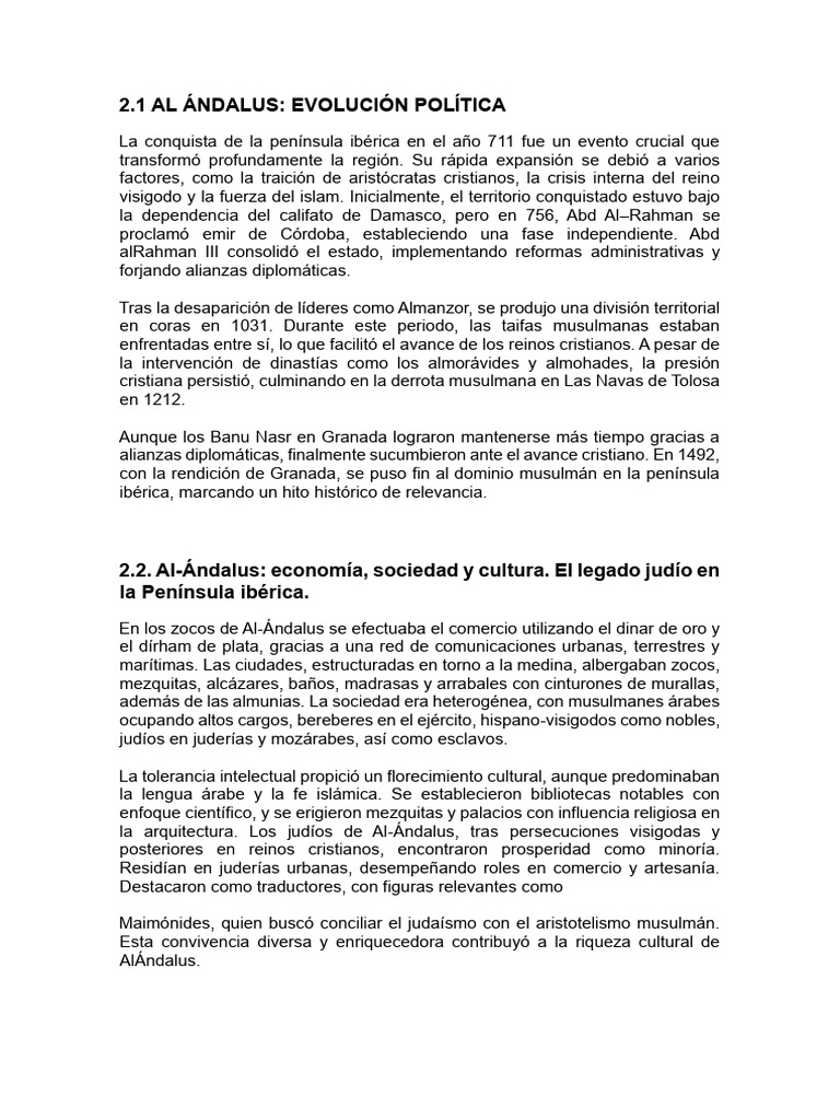 HistoriaEspaña 2ºbach | PDF | Al Andalus | Imperio español