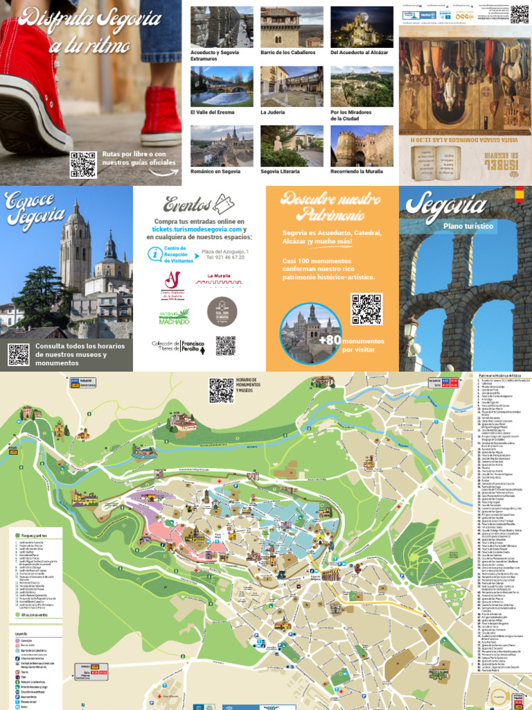 Mapa Turístico de Segovia y Monumentos | PDF