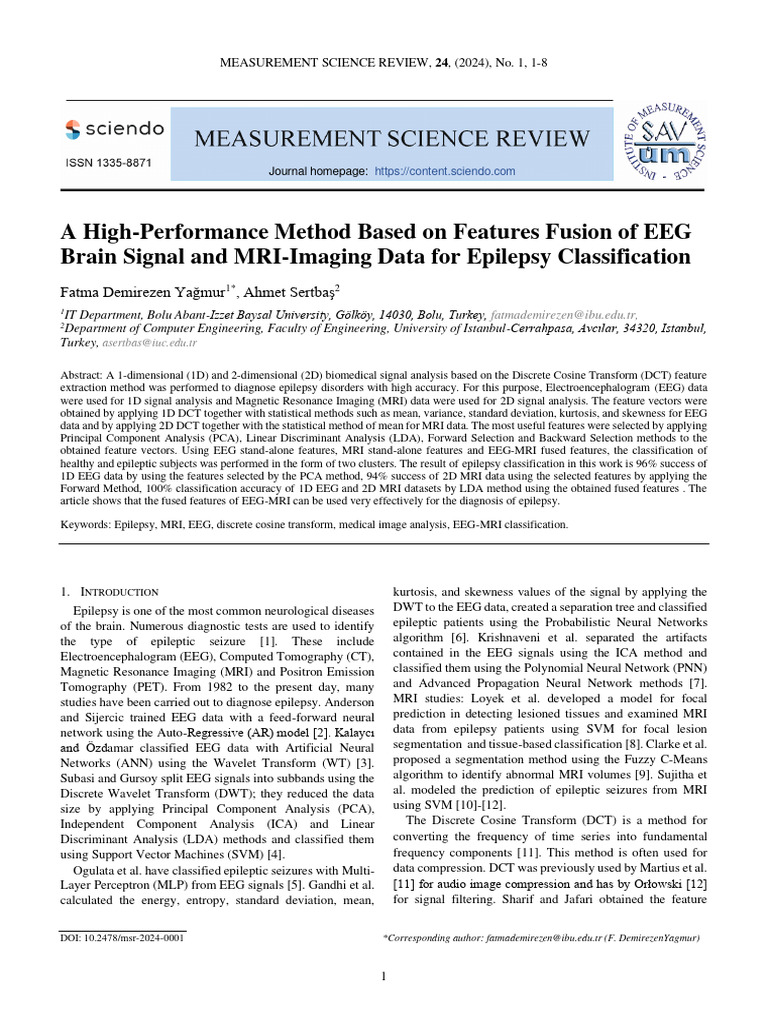 A Highperformance Method Based On Features Fusion Of Eeg Brain Signal
