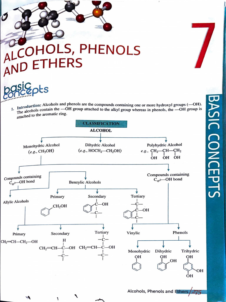 Alcohol Phenol and Ether | PDF