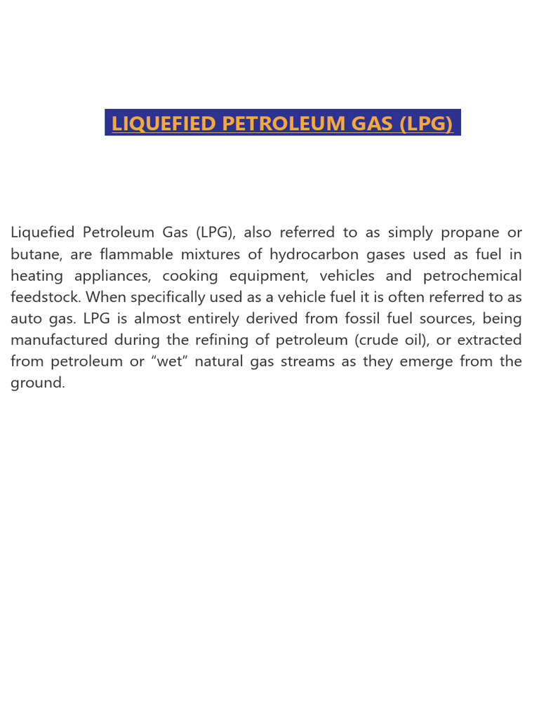 LPG | PDF