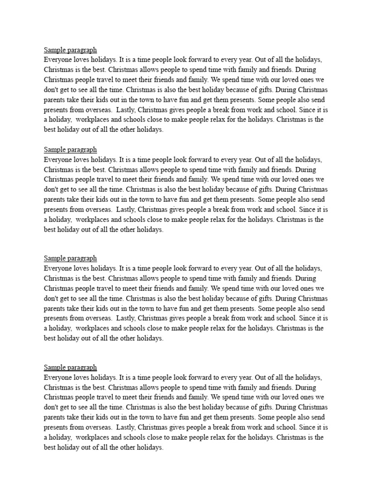 Persuasive Paragraph Samples | PDF | Tobacco Smoking | Addiction