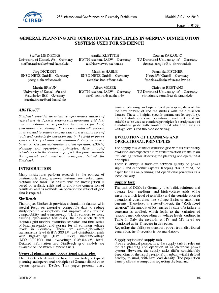 Cired 2019 - 139 | Download Free PDF | Electrical Grid | Transformer