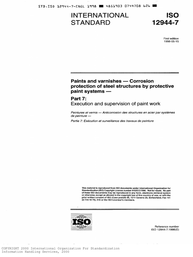 Iso 12944-7 | PDF