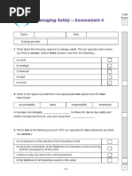 IOSH Managing Safely Questions and Answers Sample PDF | PDF | Risk ...