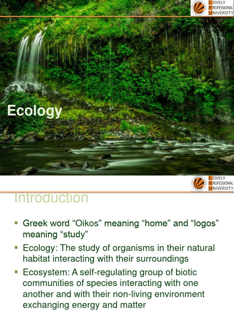 ecology_1 (1) | PDF | Ecosystem | Ecology