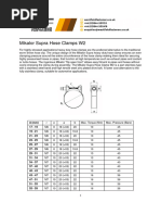 Hose Clamp Size Chart - AFT Fasteners | PDF | Screw | Mechanical ...