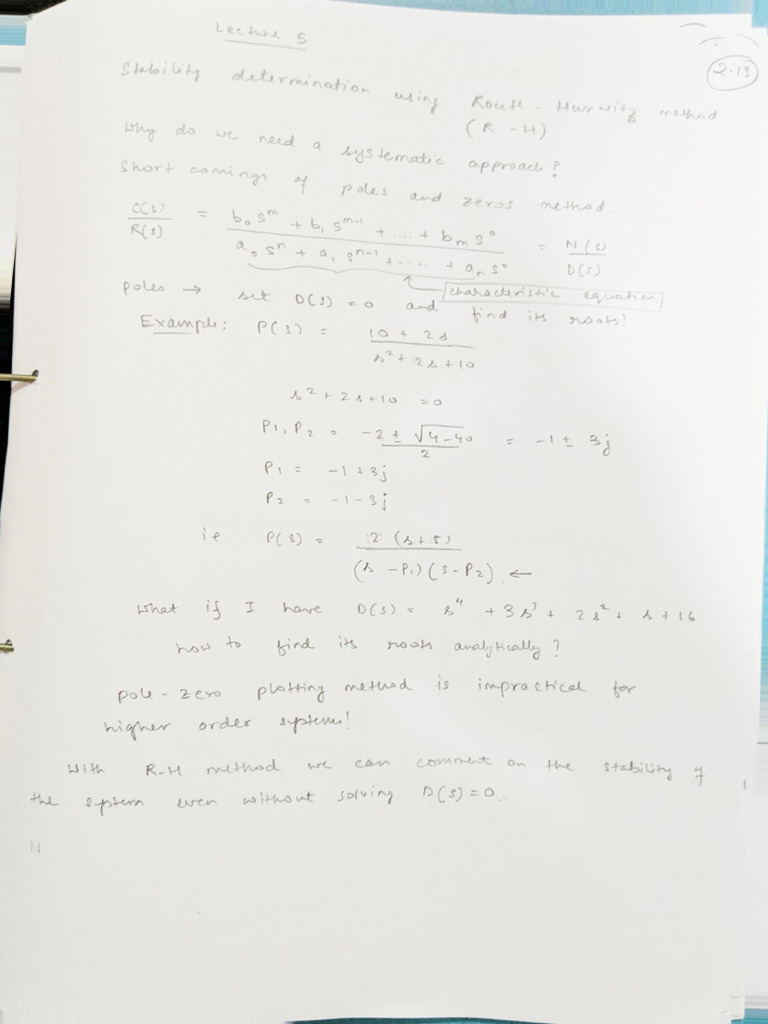 Controls Lecture 5 6 Combined | PDF