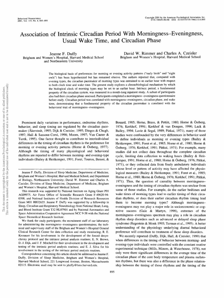 Retrieve | PDF | Circadian Rhythm | Sleep