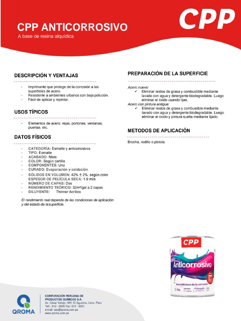 1301 Anticorrosivo CPP | PDF