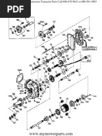 Peerless 2300 Transaxle Parts List | PDF | Axle | Gear