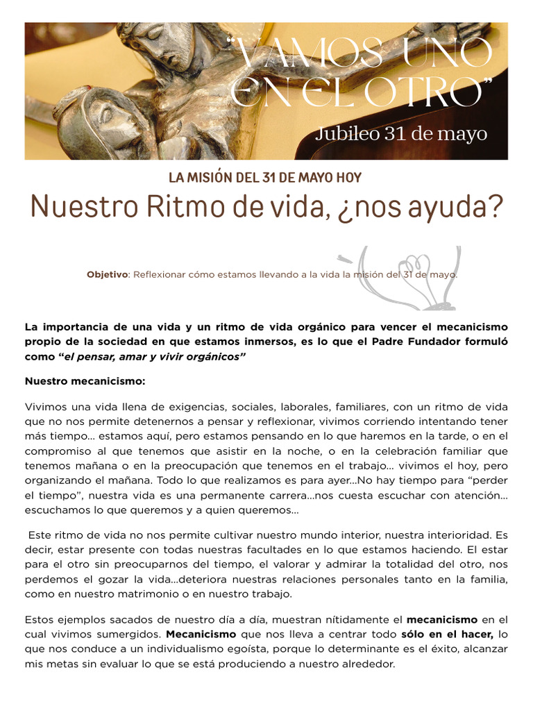 Nuestro Ritmo de Vida | PDF | Amor