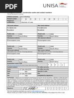 Unisa DSAR08i | PDF