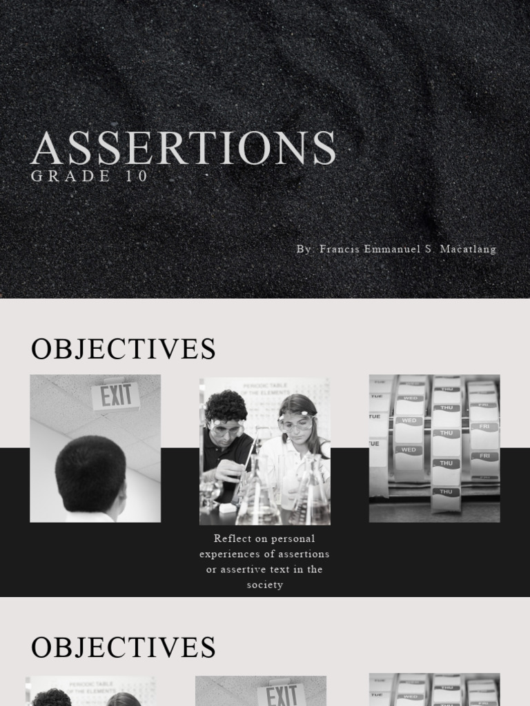 Macatlang, PPT 1 (Assertions) | PDF | Languages | Foreign Language Studies
