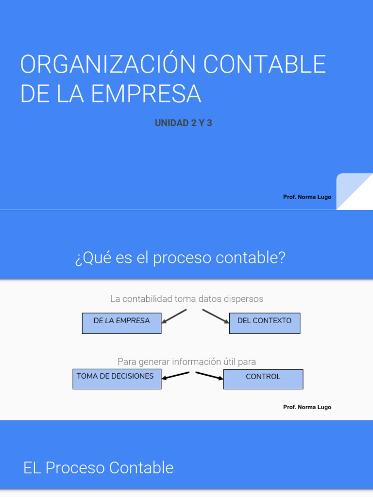 Proceso Contable Etapas-Cuentas y Registros | PDF | Contabilidad ...