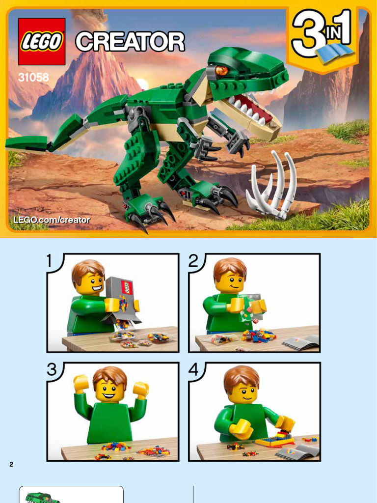 Lego Set 31058 Creator Mighty Dinosaurs | PDF