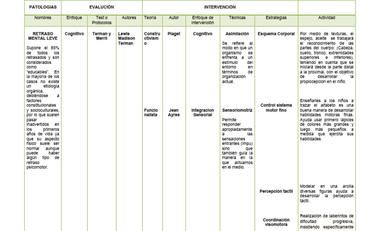 RetrasoMentalL Y RMM | PDF | Percepción | Sentidos