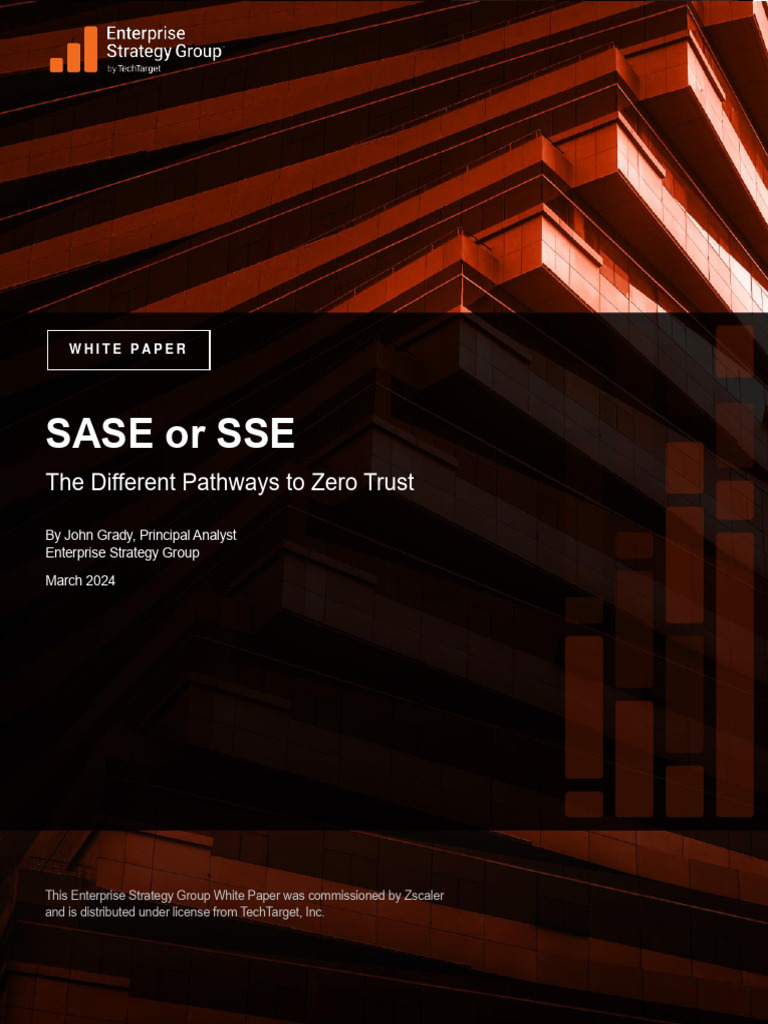 SASE vs. SSE: Pathways to Zero Trust | PDF | Computer Security | Security