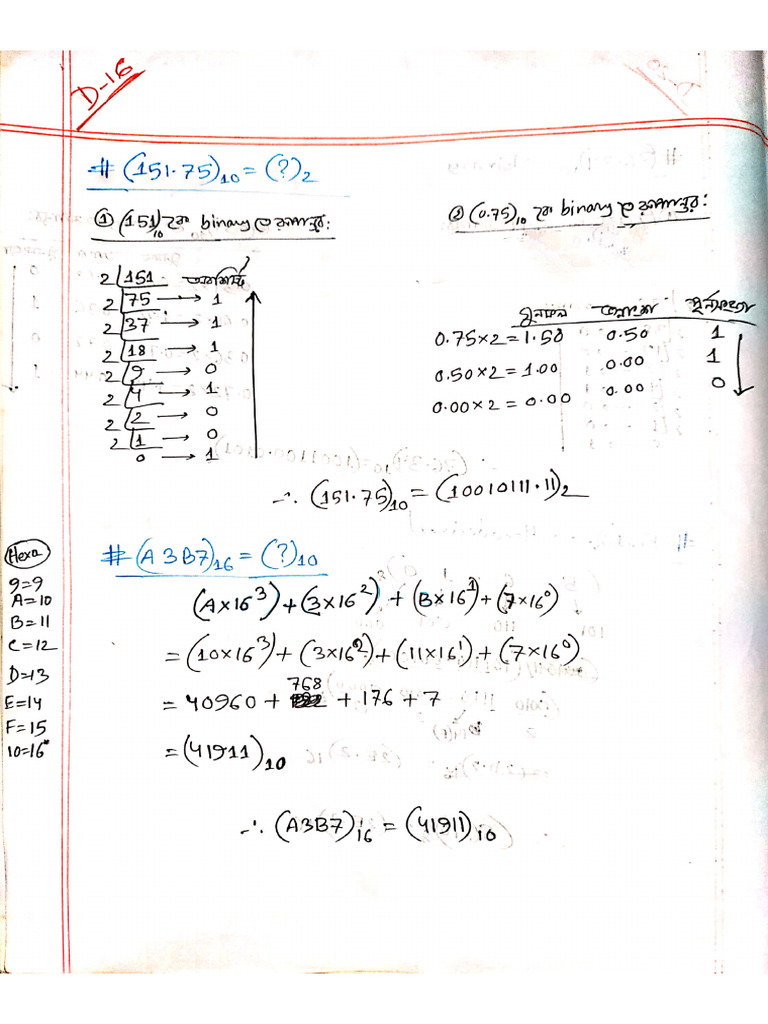 Number System (Binary, Octal, Decimal, HexaD) | PDF