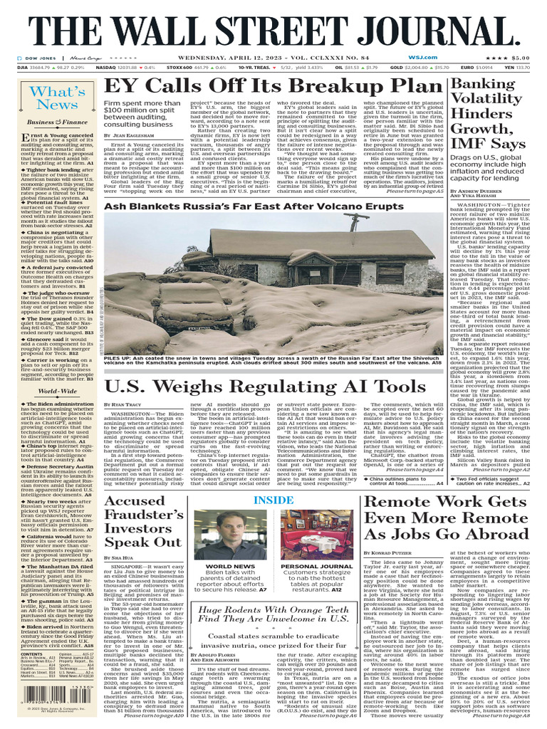 WSJ 1204 | PDF | International Monetary Fund | Economies