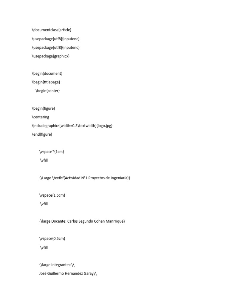 codigo overleaf | PDF | Scrum (desarrollo de software) | Software