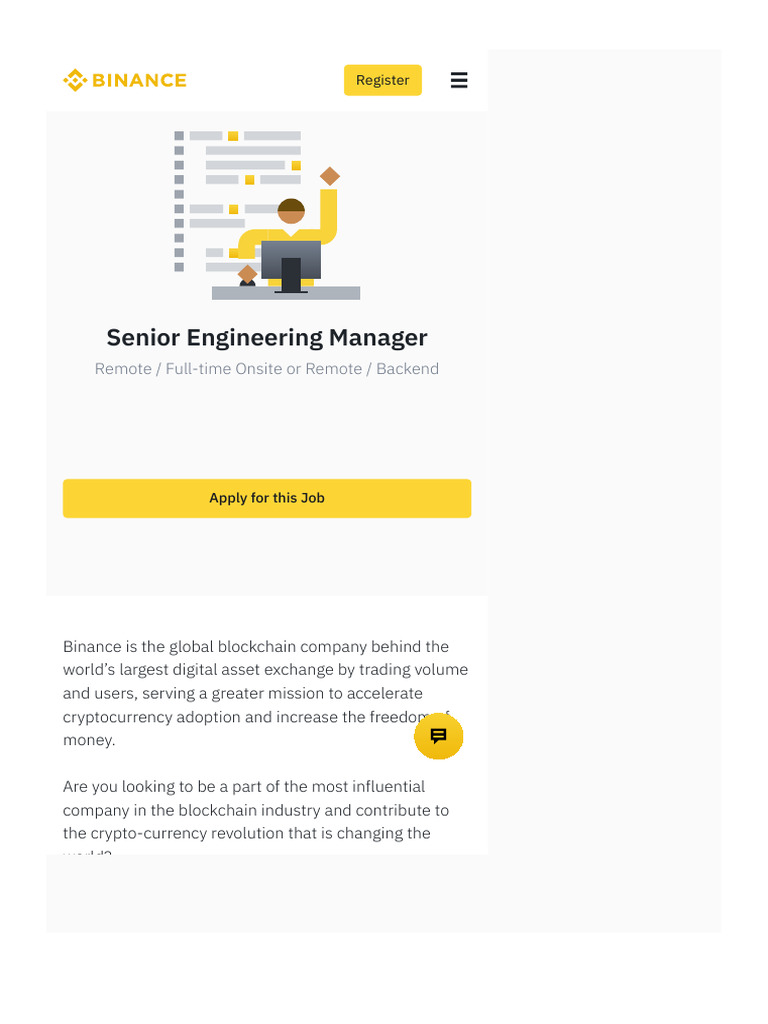 Binance Job Details | PDF | Computers | Technology & Engineering