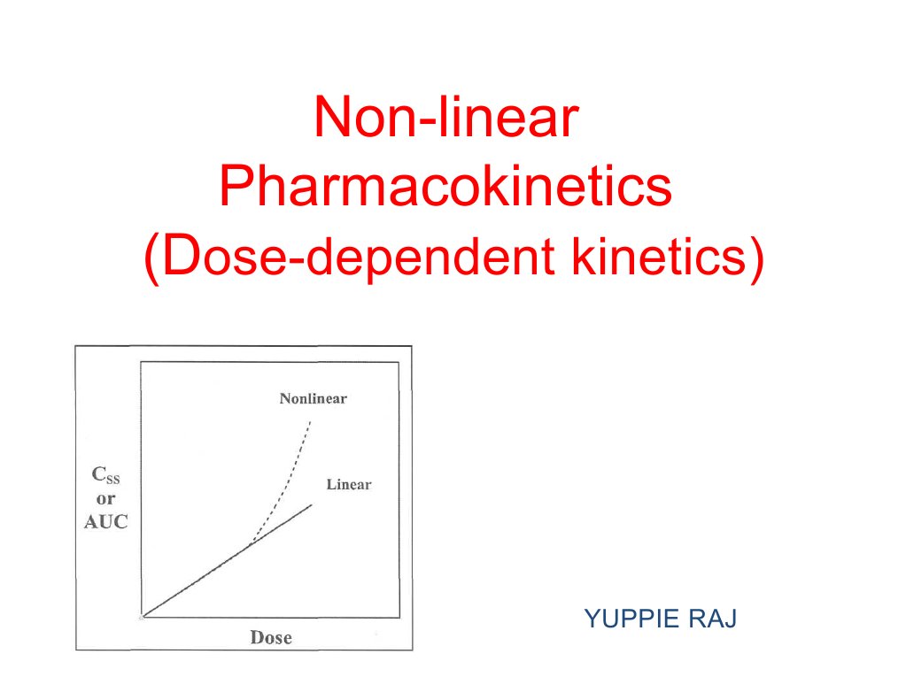 Non Linear Pharmaco kinetics | Enzyme Kinetics | Pharmacokinetics