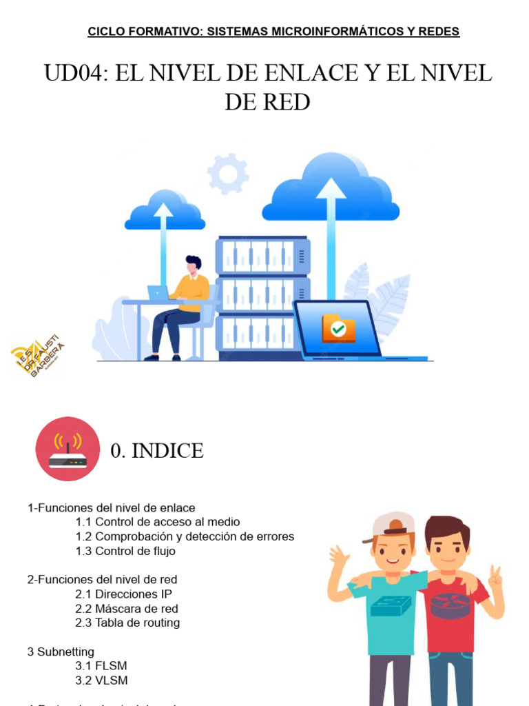 Ud04 - Rlo - El Nivel de Enlace y El Nivel de Red | PDF | Dirección IP ...