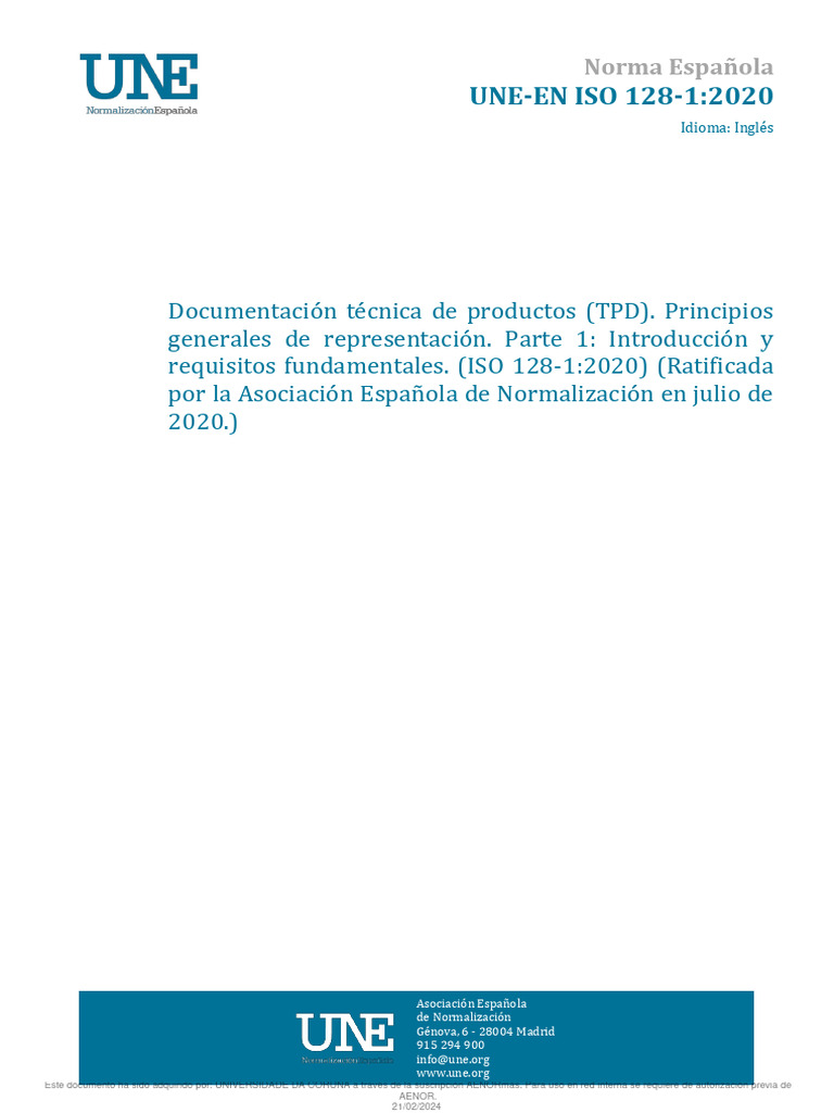 ISO 128-1.2022 | PDF | Regulación