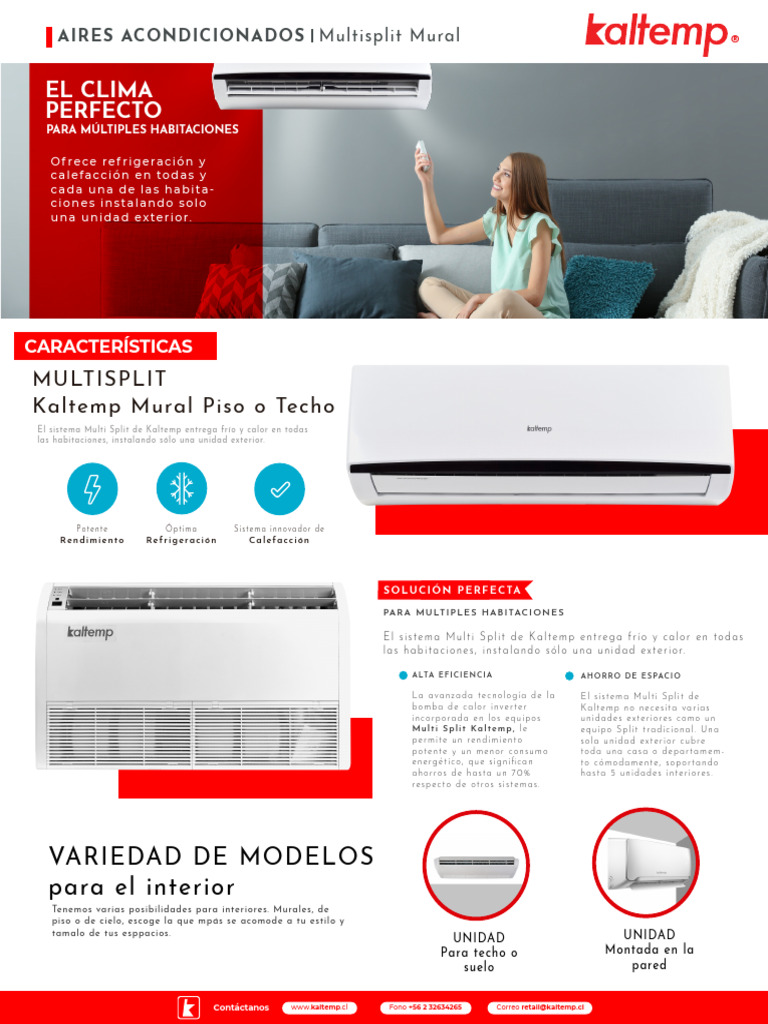 Multisplit | PDF | Aire acondicionado | Termodinámica