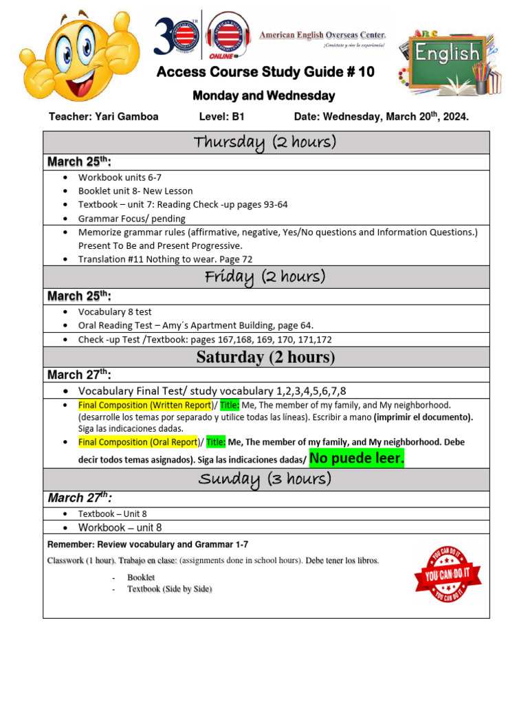 B1 English Study Guide | PDF | Human Communication | Linguistics