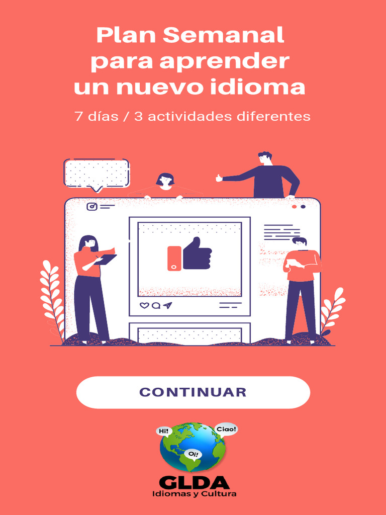 Plan Semanal de Idiomas - Técnica Glda | PDF | Crecimiento personal y profesional | Estudios de ...