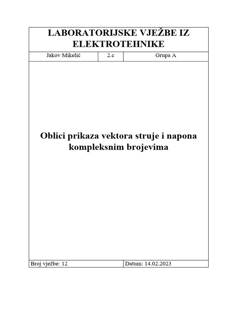 12 Vjezba Iz Lab | PDF