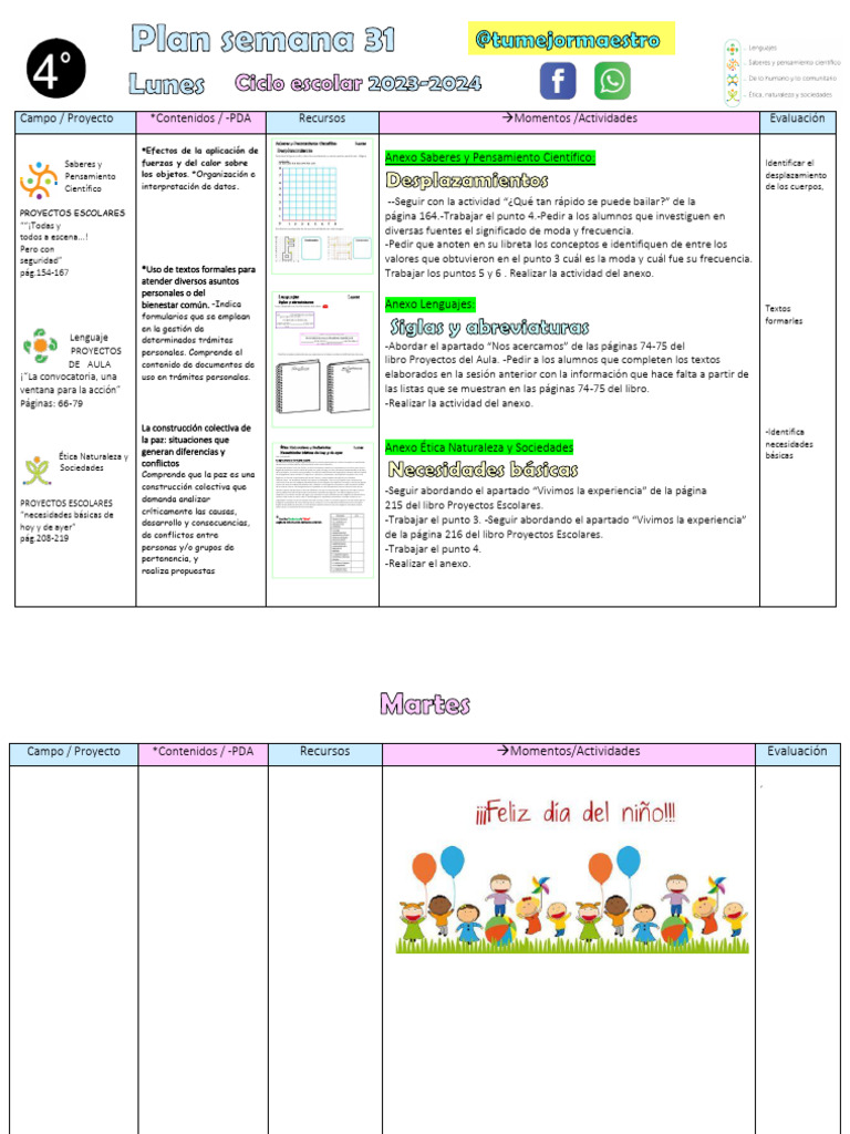 4° S31 Plan Tumejormaestro 23-24 | PDF