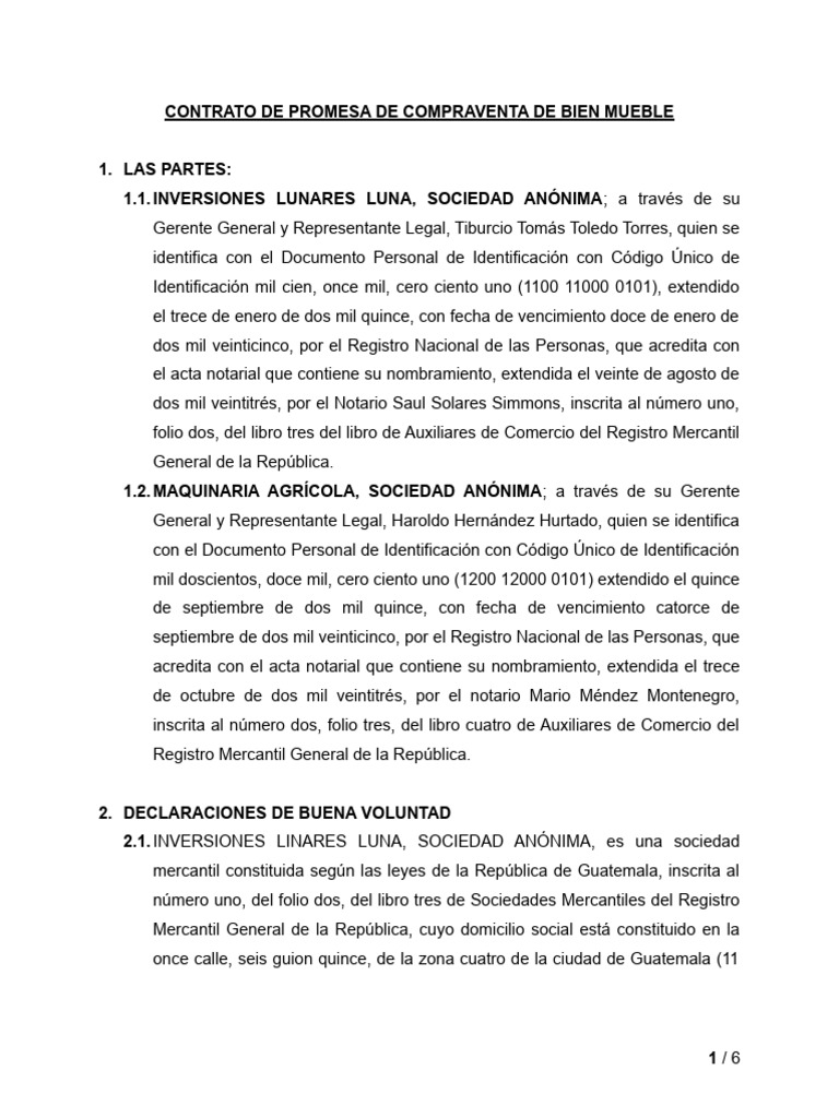 Ufm Promesa | PDF | Guatemala | Pago inicial