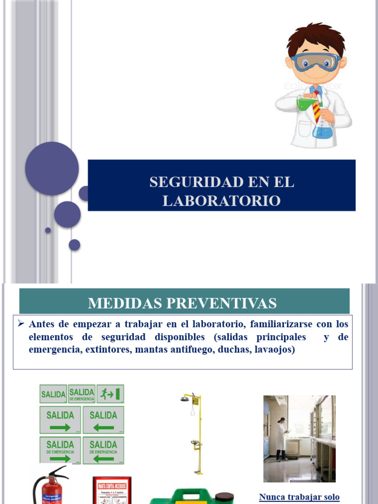 Seguridad en El Laboratorio | PDF | Laboratorios