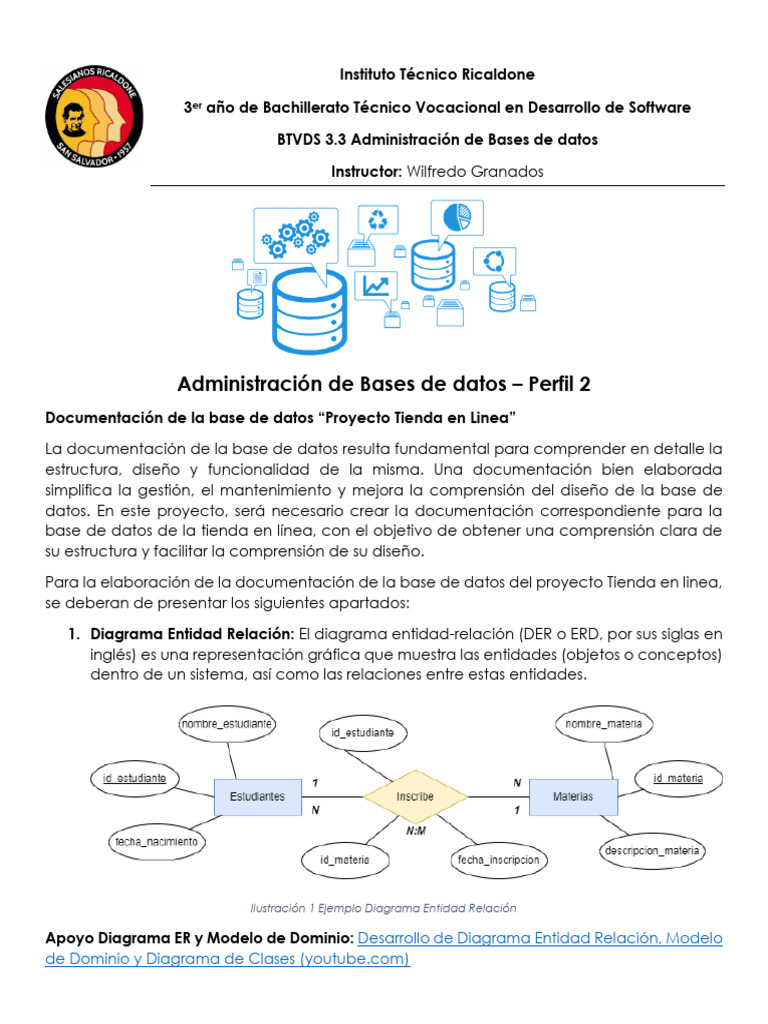 Perfil 2 - Administración de Bases de Datos 1 | PDF | Bases de datos | Recuperación de información
