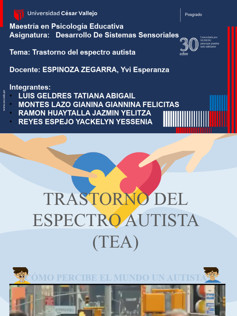 Trastorno Del Espectro Autista | PDF | Espectro autista | Ciencias del ...