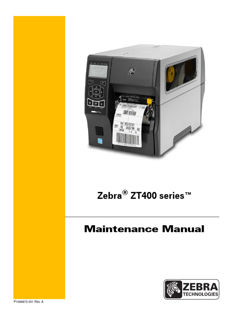 ZT400 Maintenance Manual | PDF | Copyright | Trademark