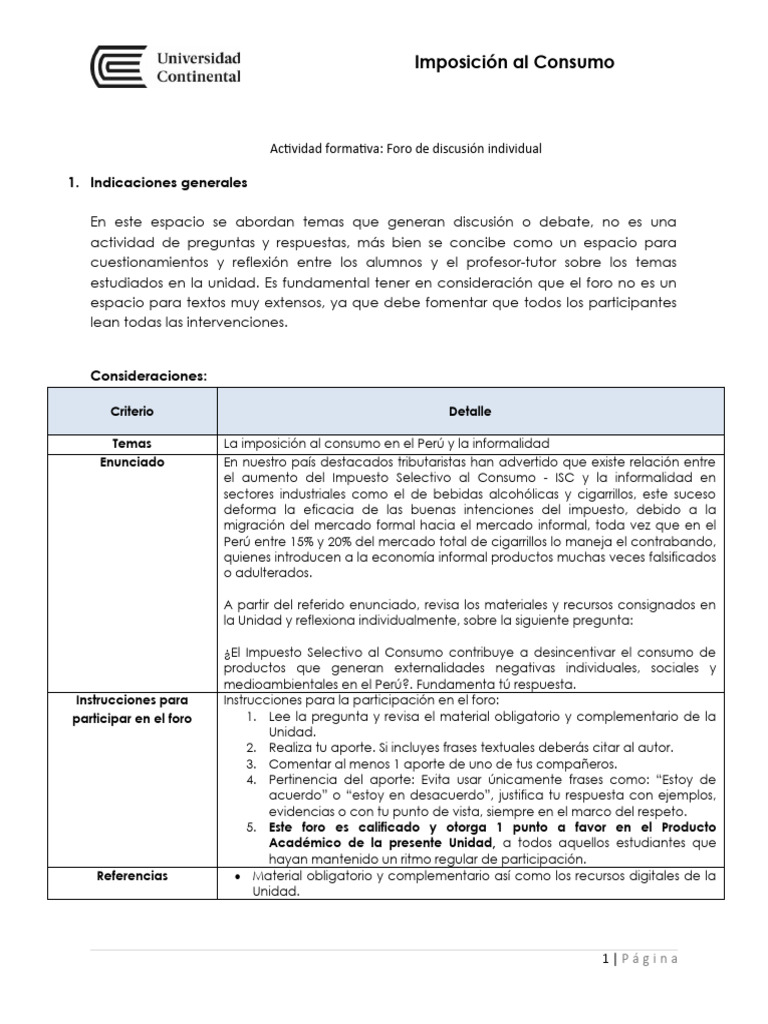 Foro Unidad 1 IC | PDF | Crecimiento personal y profesional