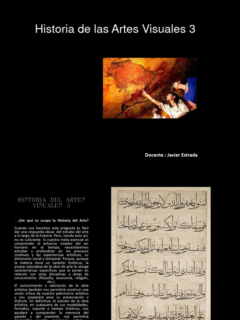 Artes Visuales - Introducción Historia Del Arte | PDF | Conocimiento ...