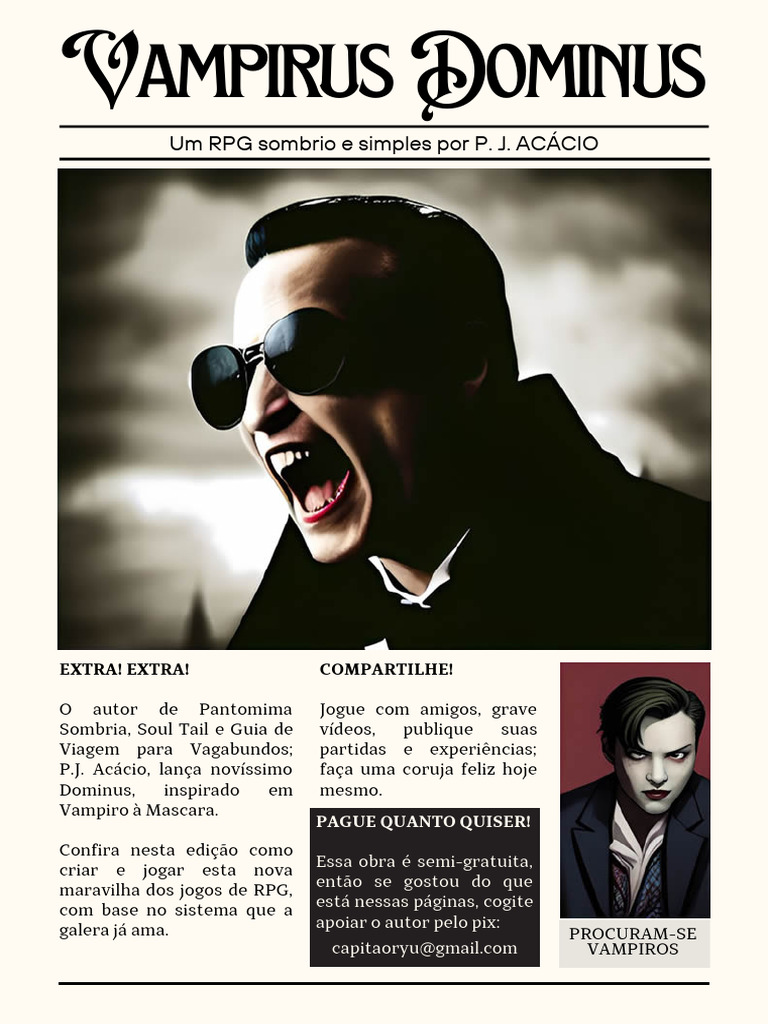 Vampirus Dominus | PDF | Vampiros | Jogos de RPG