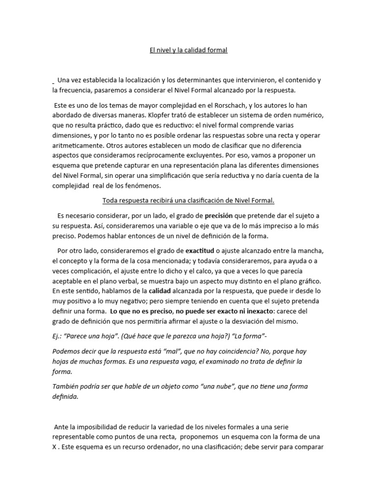 El Nivel Formal | PDF | Concepto