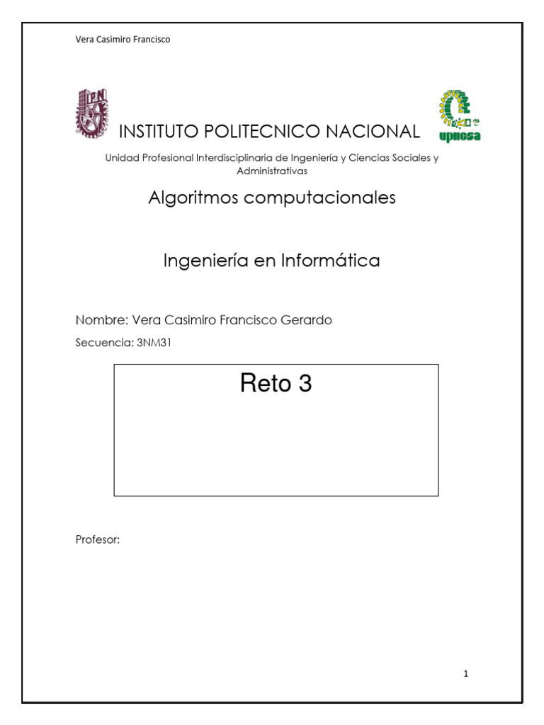 Reto3 VeraCasimiroFranciscoGerardo | PDF | Informática | Telecomunicaciones