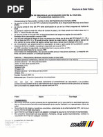 Lineamientos Generales VPH 2025 | PDF
