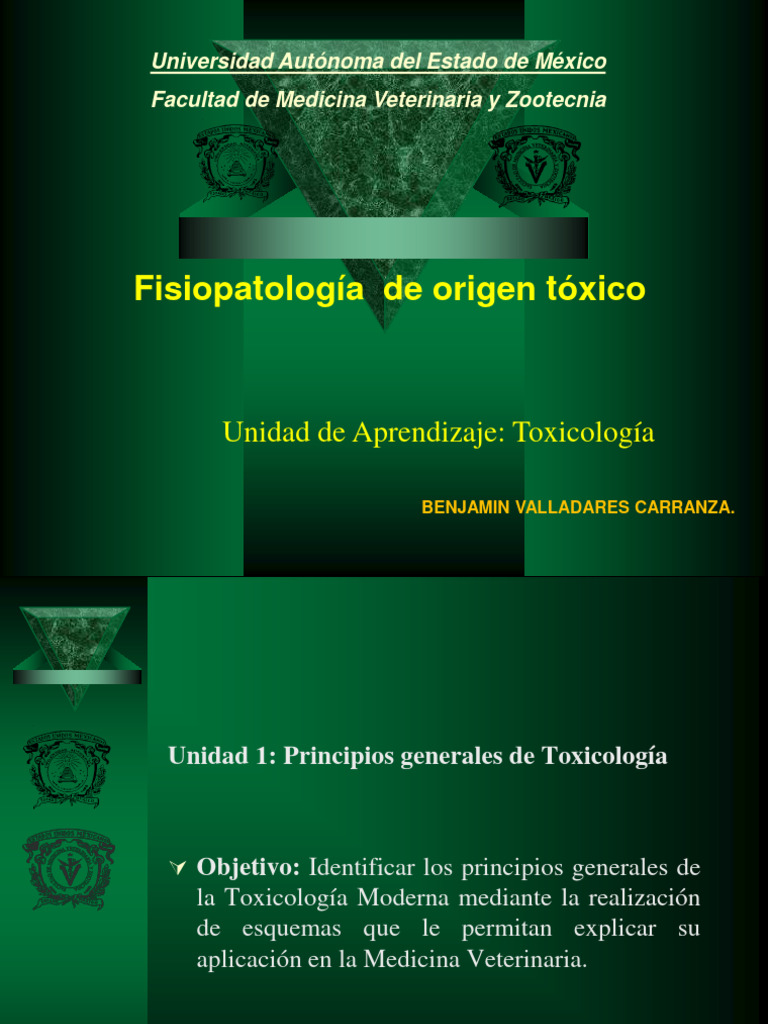 Presentacion de Sistemas en Toxicologia | PDF | Toxicidad | Biotransformación