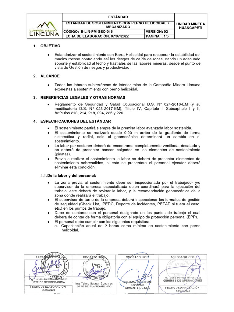 E-Lin-Pm-Geo-016 Sostenimiento Con Perno Helicoidal 7 (Mecanizado ...